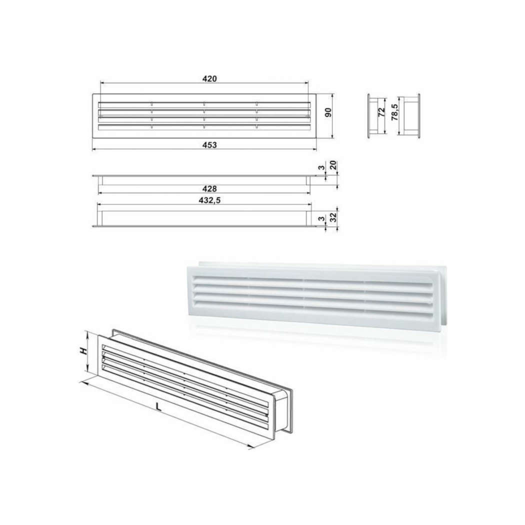 ΚΑΠΑΚΙ ΕΞΑΕΡΙΣΜΟΥ ΠΛΑΣΤΙΚΟ ΓΙΑ ΠΟΡΤΕΣ