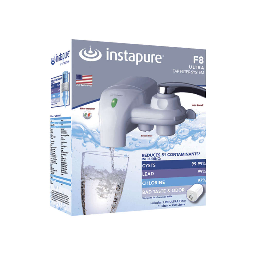 INSTAPURE F8 ULTRA ΗΛΕΚΤΡΟΝΙΚΟ ΦΙΛΤΡΟ ΝΕΡΟΥ ΒΡΥΣΗΣ - ΛΕΥΚΟ