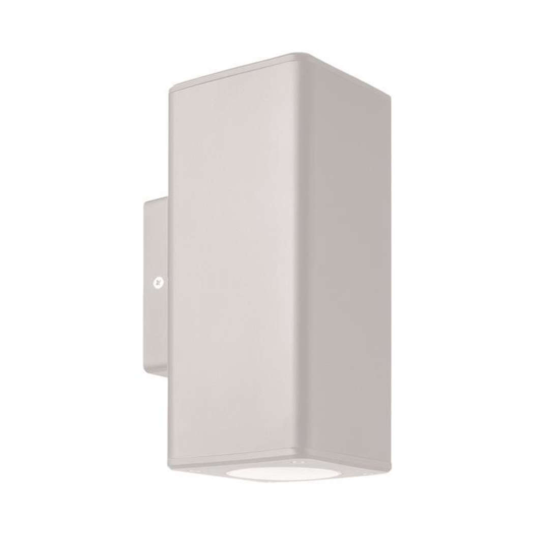 ΑΠΛΙΚΑ ΤΟΙΧΟΥ ΜΟΝΗ ΤΕΤΡΑΓΩΝΗ UP-DOWN ΠΛΑΣΤΙΚΗ GU10 ΛΕΥΚΗ